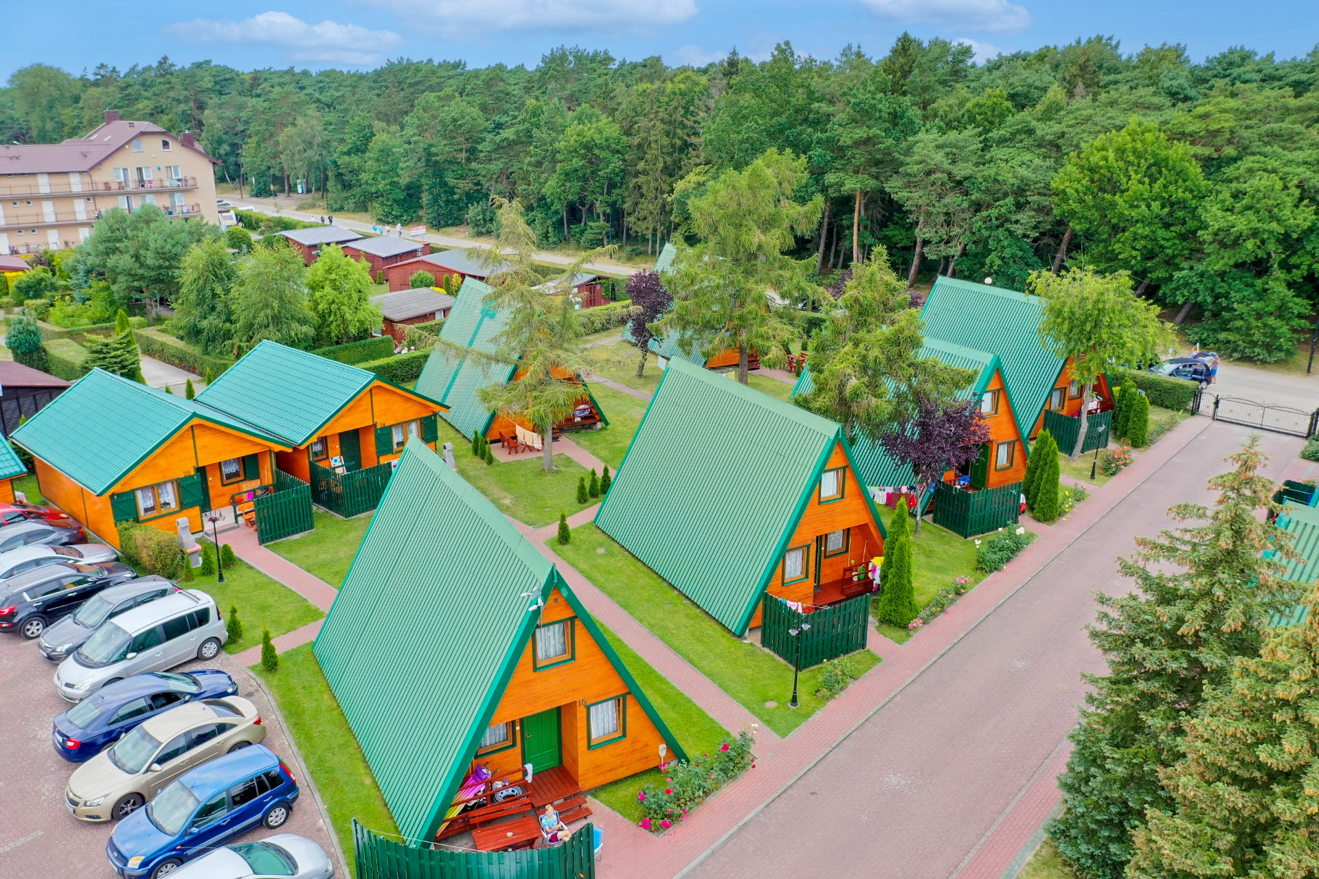 Pokoje z aneksem i domki - Duet Karwia